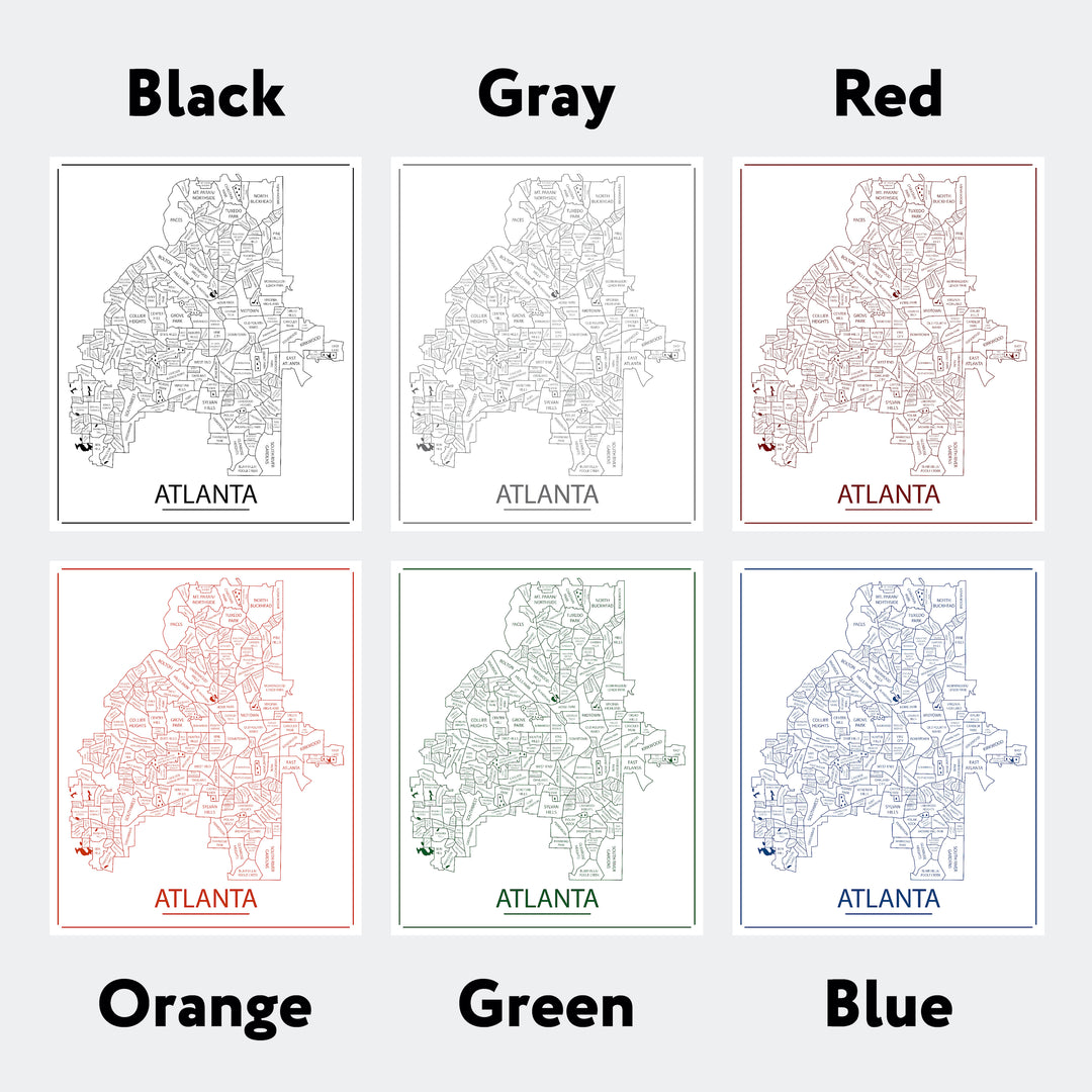 atlanta coloring page